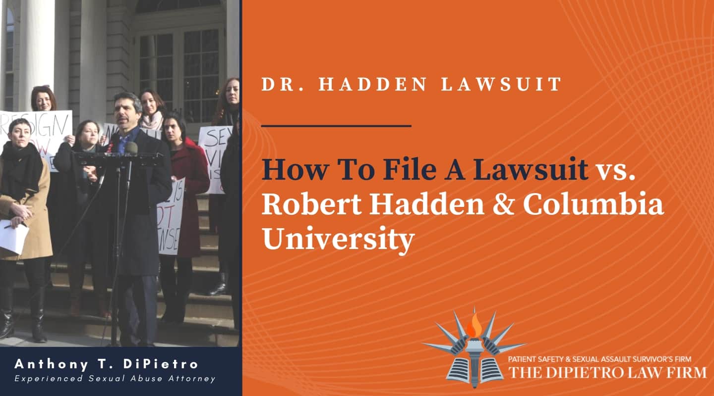 Dr. Hadden Lawsuit: How To File A Lawsuit vs. Robert Hadden