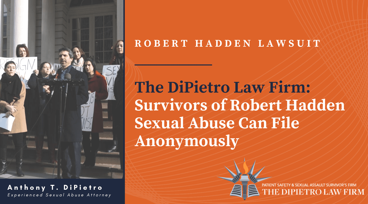 Dr. Hadden Lawsuit: How to File Anonymously? - The DiPietro Law Firm