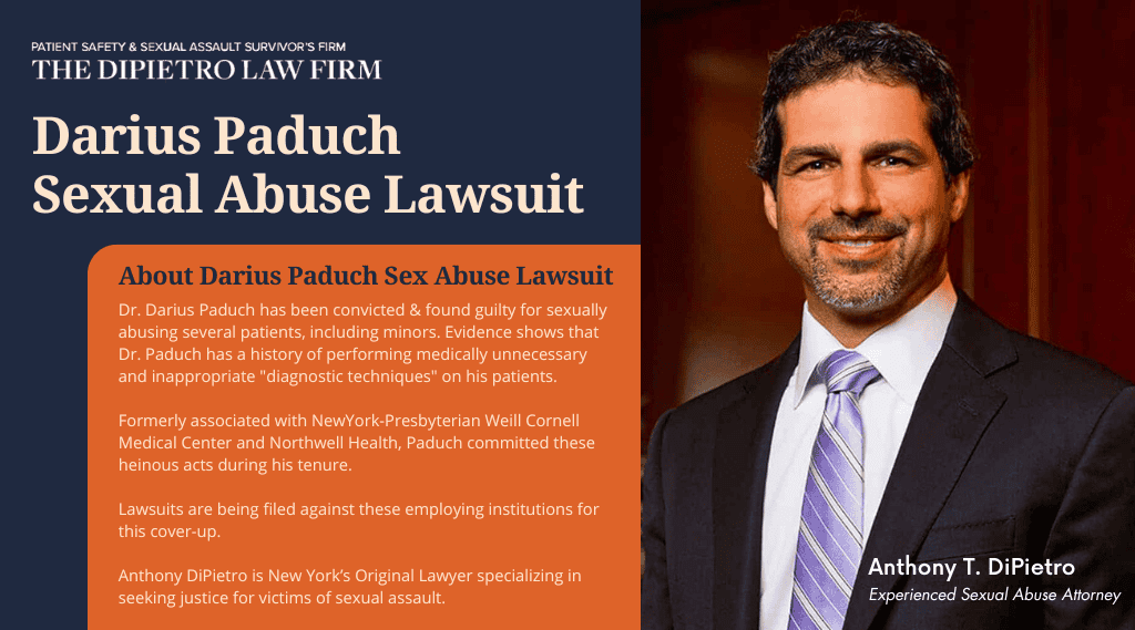 Darius Paduch Sexual Abuse Lawsuit | Dr. Paduch Lawsuit